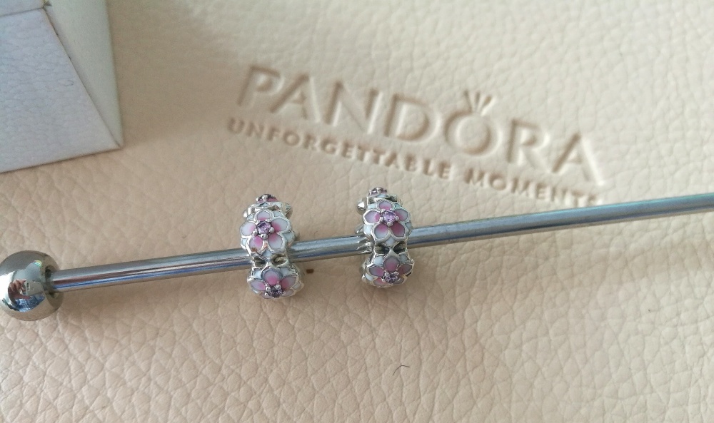 oryginalna PANDORA separatory różowa magnolia - 7262570513 - oficjalne ...