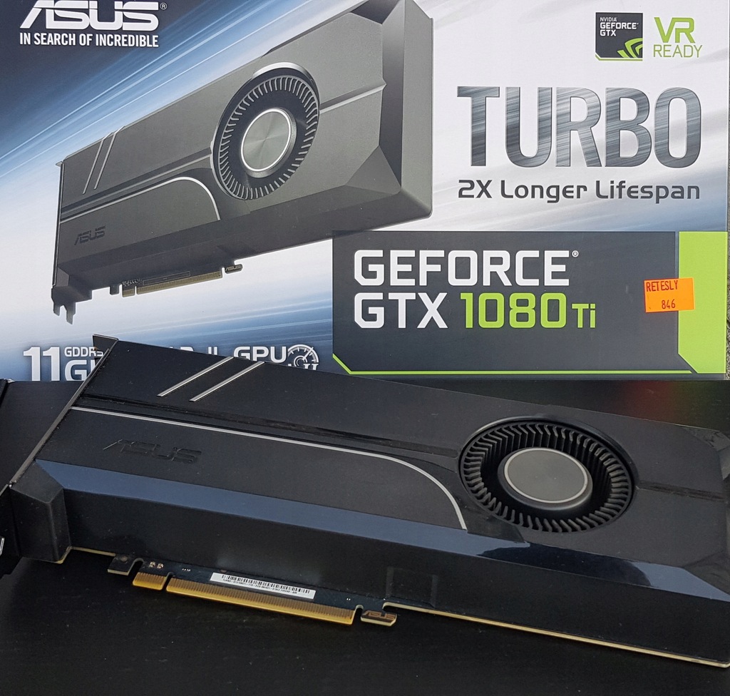 ASUS Turbo GeForce GTX 1080 Ti 11GB GDDR5X 1080TI - 7773146459 ...