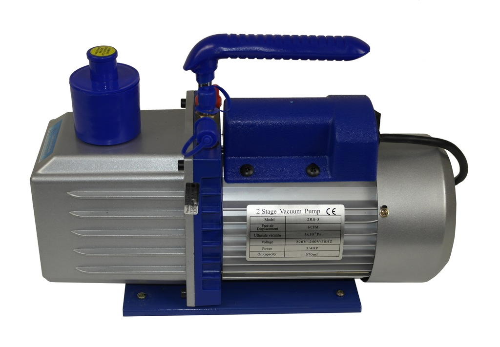 Pompa próżniowa VP2RS-3, 170l/min (6CFM) dwustopni - 7366828244 - oficjalne archiwum Allegro