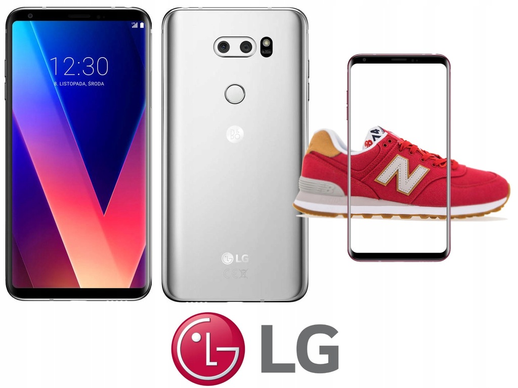 Smartfon LG V30 Srebrny 6'' OLED 4/64GB - 7089528617 - oficjalne archiwum Allegro