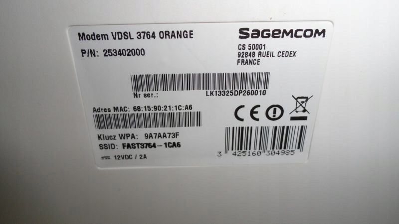 ROUTER SAGEMCOM CS 50001 + ZASILACZ - 7741636902 - oficjalne archiwum ...