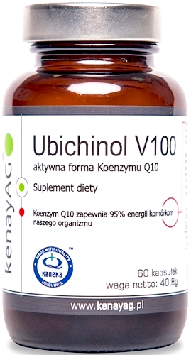 UBICHINOL KANEKA KOENZYM Q10 60KAPS V-100MG KENAY (5900672152562) • Cena, Opinie • Preparaty ...