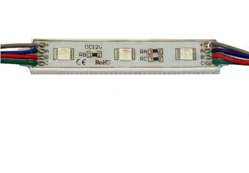 MODUŁ listwa 3 x dioda LED 12V RGB IP65 (3317) - Sklep, Opinie, Cena w ...